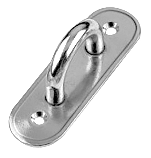 Pad Eye, Oblong, Stainless Steel - Boatgear